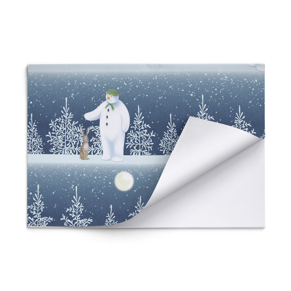 Snowman Night Scene Gift Wrap – The Snowman Webshop